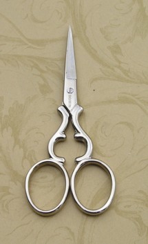 Bohin 3 1/2" Chrome Heart Scissors 24311